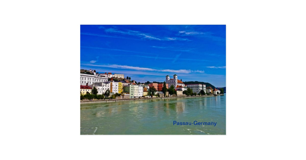 post card Passau, bavaria, germany, | Zazzle.com