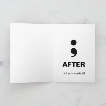 Post Colon Surgery Greeting Card | Zazzle