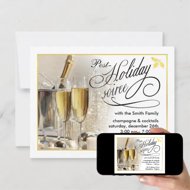 Post-Holiday Party - Holiday Party Invitations | Zazzle