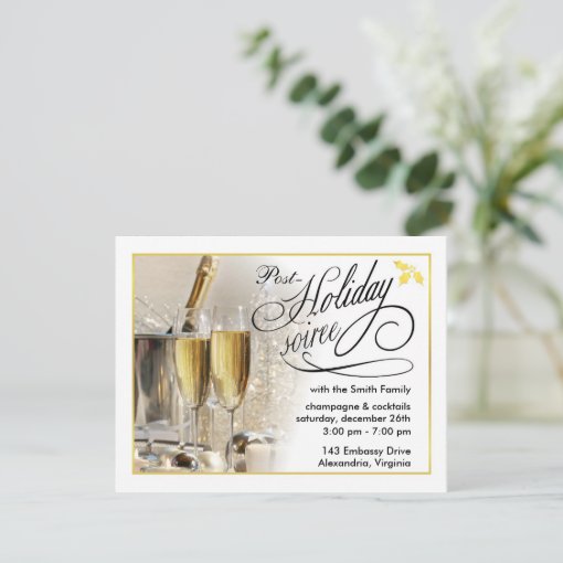 Post-Holiday Party - Holiday Party Invitations | Zazzle