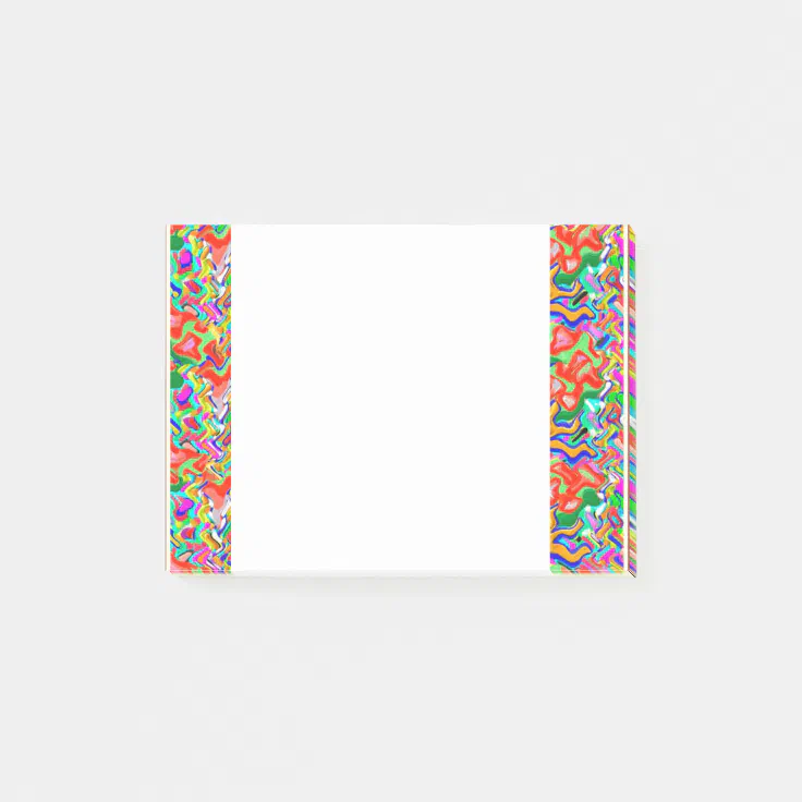 Post-it® Notes 4" x 6" Crazy Celebrations | Zazzle