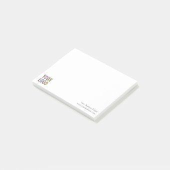 Post-it® Notes Custom Company Logo Promotional | Zazzle