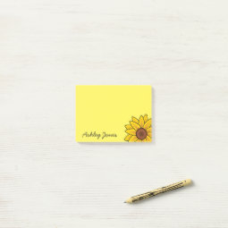Post-it-Notes-Sunflower Post-it Notes | Zazzle