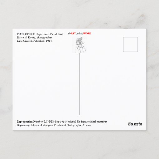 Post Office Department: Parcel Post Postcard | Zazzle