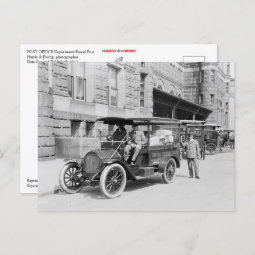 Post Office Department: Parcel Post Postcard | Zazzle