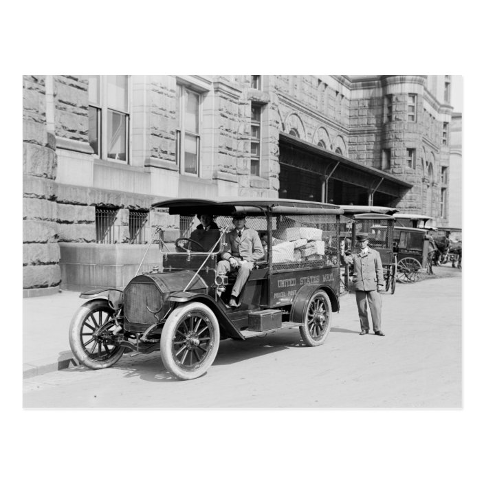 Post Office Department: Parcel Post Postcard | Zazzle.com