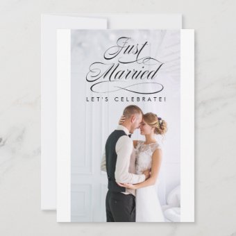Post Wedding Celebration Invitation | Zazzle