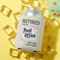 Postal Worker Mailman Coworker Retirement Swag Can Cooler | Zazzle