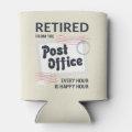 Postal Worker Mailman Coworker Retirement Swag Can Cooler | Zazzle