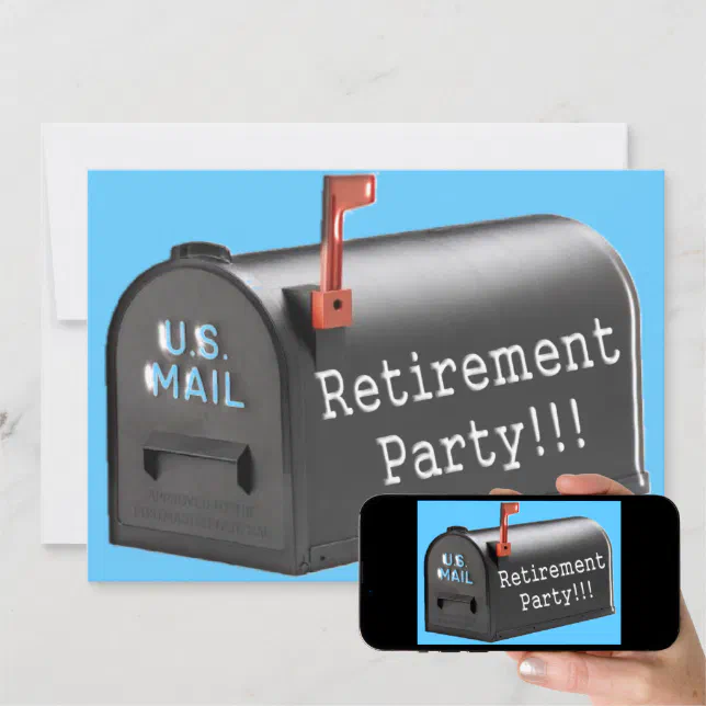 POSTAL WORKER RETIREMENT INVITATIONS | Zazzle