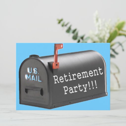 POSTAL WORKER RETIREMENT INVITATIONS | Zazzle