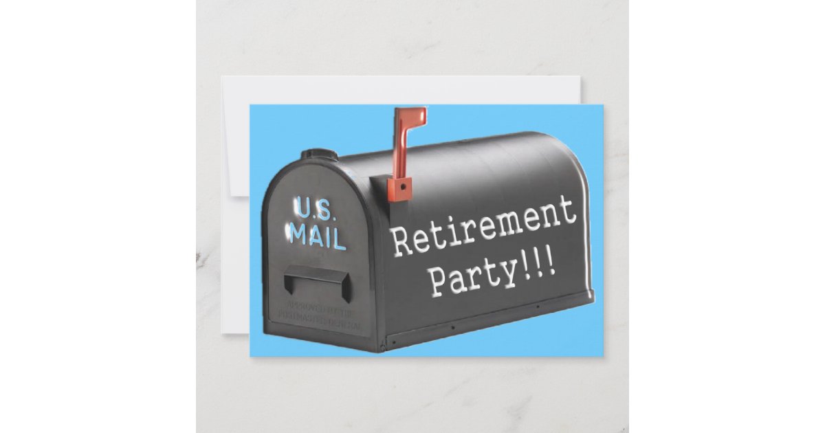 POSTAL WORKER RETIREMENT INVITATIONS | Zazzle