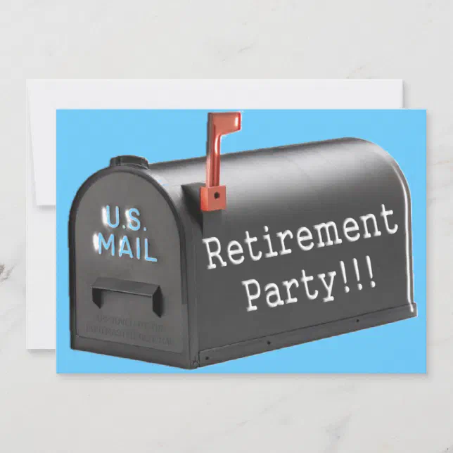 POSTAL WORKER RETIREMENT INVITATIONS | Zazzle