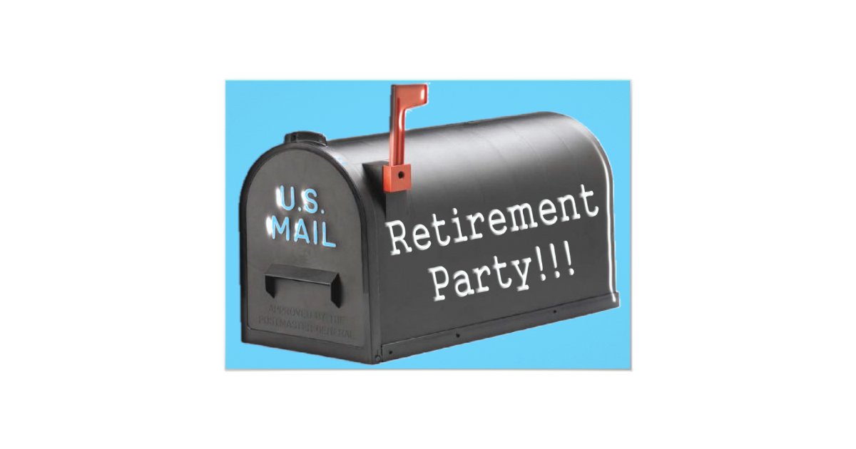POSTAL WORKER RETIREMENT INVITATIONS | Zazzle.com