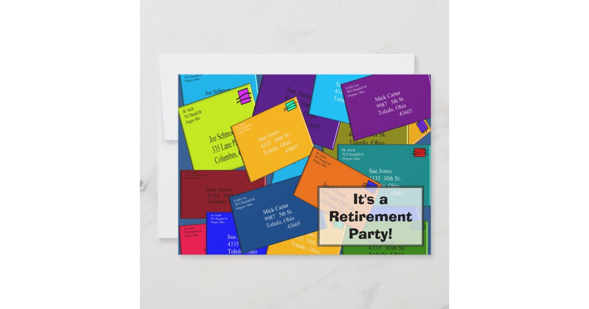 Postal Worker Retirement Invitations Letters | Zazzle