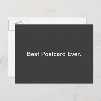 Postcard: Best Postcard | Zazzle