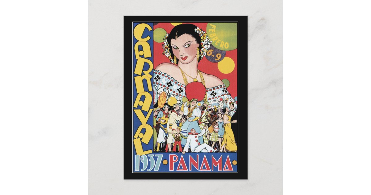 Postcard: Carnival Postcard | Zazzle