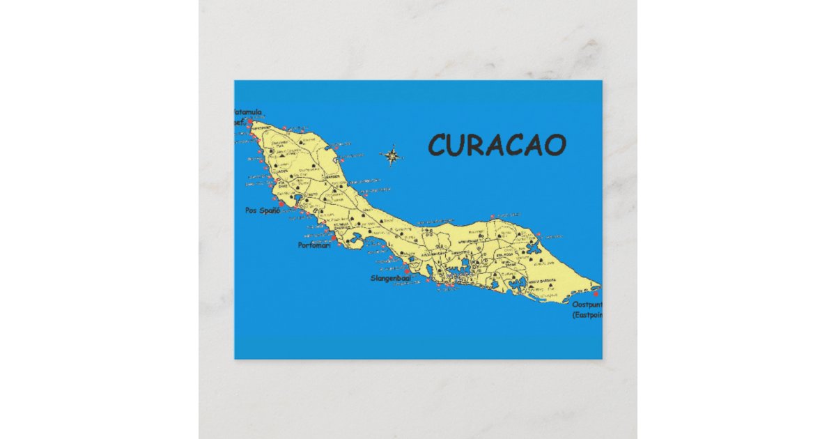Postcard Curacao Island in the Sun | Zazzle
