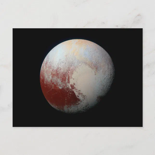 Postcard Dwarf Planet Pluto by NASA New Horizons | Zazzle