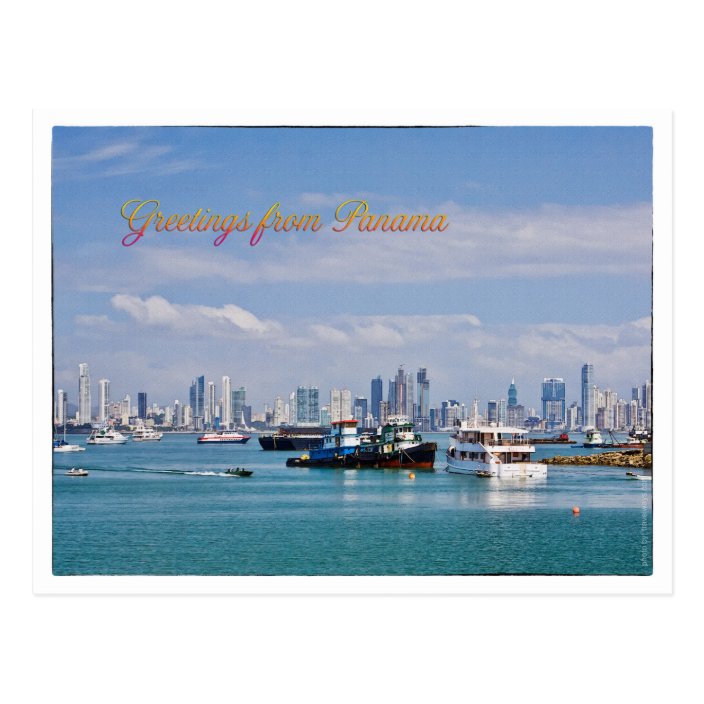 Postcard from Panama City | Zazzle.com