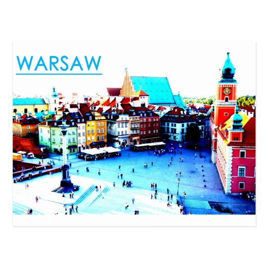 Postcard from Warsaw | Zazzle.com