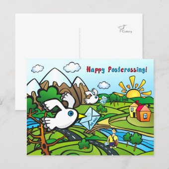 Postcard "Happy Postcrossing!" | Zazzle