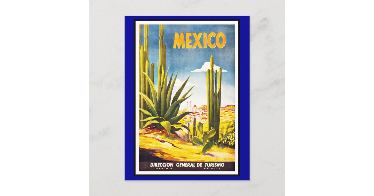 Postcard Mexico Greetings Vintage | Zazzle