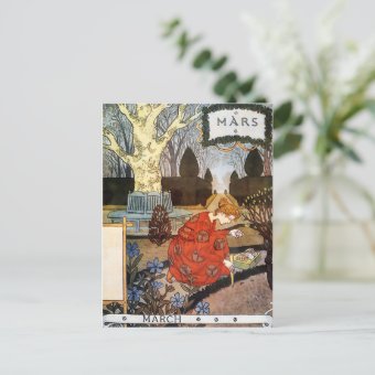 Postcard: Month of March - Mars Postcard | Zazzle