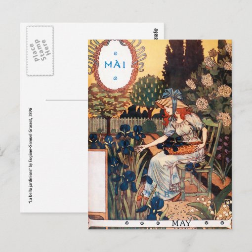 Postcard: Month of May - Mai Postcard | Zazzle