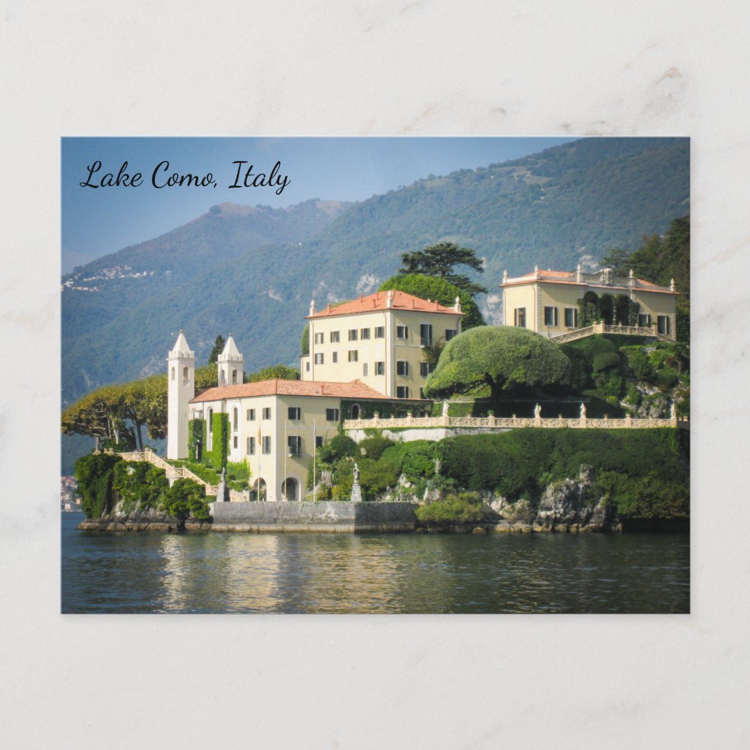Postcard of Lake Como Italy | Zazzle