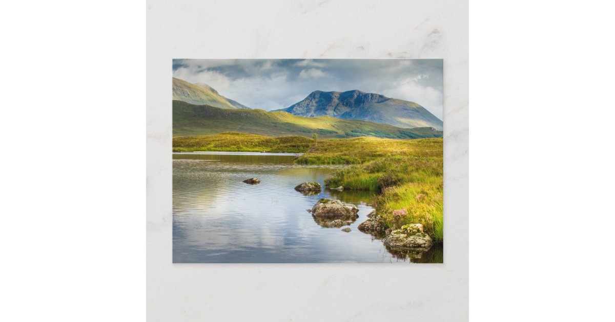 Postcard of Scottish Highlands landscape | Zazzle