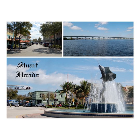 Postcard of Stuart Florida, Sailfish Capital | Zazzle.com