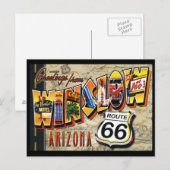 Postcard Route 66 Greetings Vintage | Zazzle