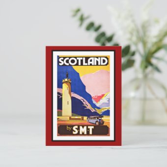 Postcard Scotland Greetings Vintage | Zazzle