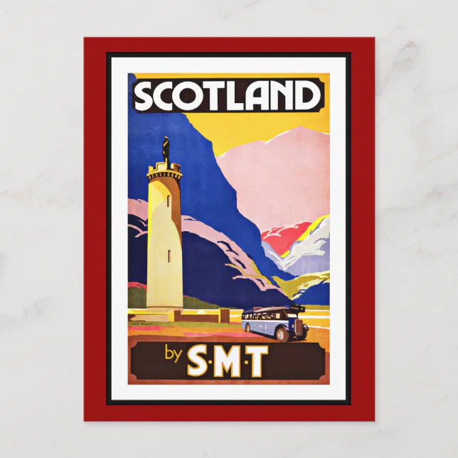 Postcard Scotland Greetings Vintage | Zazzle