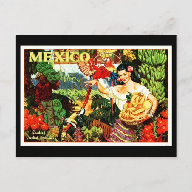 Postcard-VIntage Travel-Mexico 2 Postcard | Zazzle