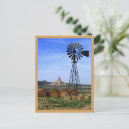 Postcard - Western Windmill (Daytime) | Zazzle
