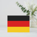 Postcard with Flag of Germany | Zazzle