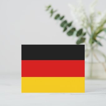 Postcard with Flag of Germany | Zazzle