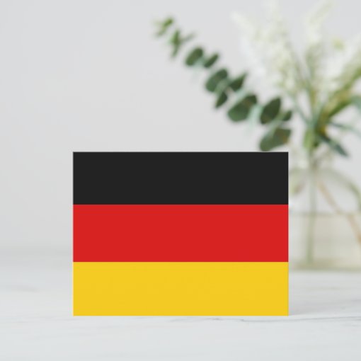 Postcard with Flag of Germany | Zazzle