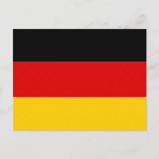 Postcard with Flag of Germany | Zazzle