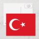 Postcard with Flag of Turkey | Zazzle