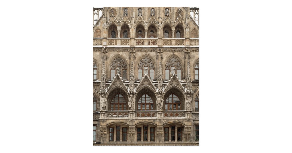 Postcard with Gothic Revival Architecture | Zazzle.com