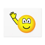 Bye emoticon waving : Emoticons @ emofaces.com