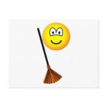 Sweeping emoticon : Emoticons @ emofaces.com