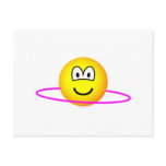 Hula hoop emoticon : Emoticons @ emofaces.com