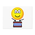 Drumming emoticon Drum : Emoticons @ emofaces.com