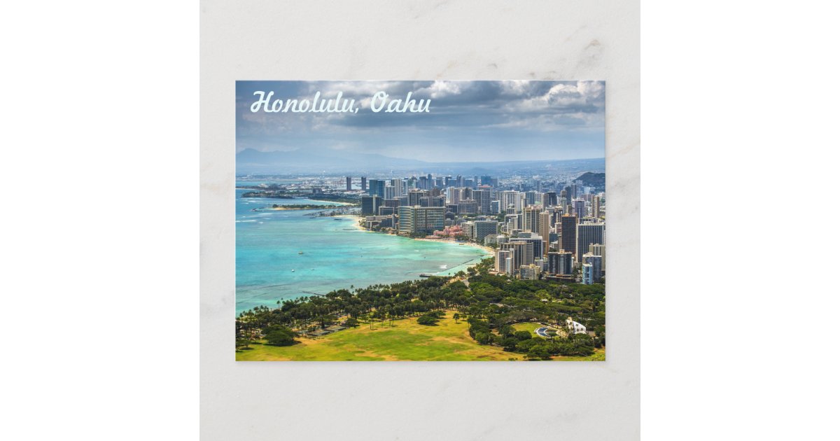 Postcards from Honolulu, Oahu | Zazzle