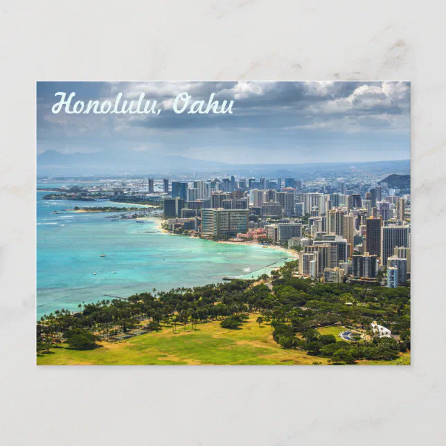 Postcards from Honolulu, Oahu | Zazzle