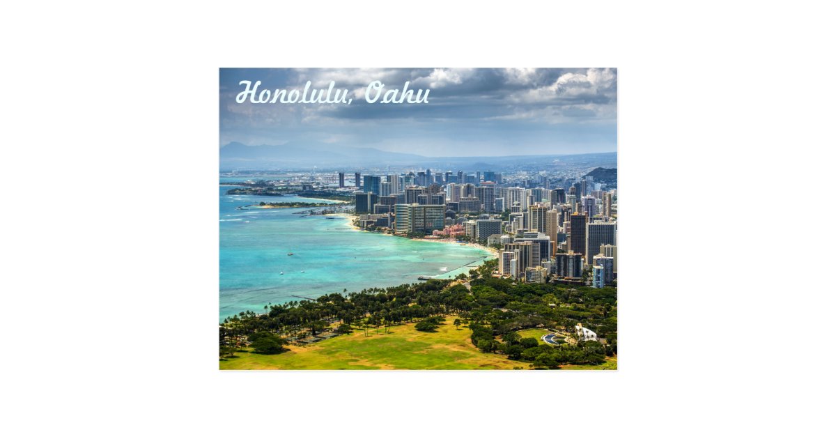 Postcards from Honolulu, Oahu | Zazzle.com